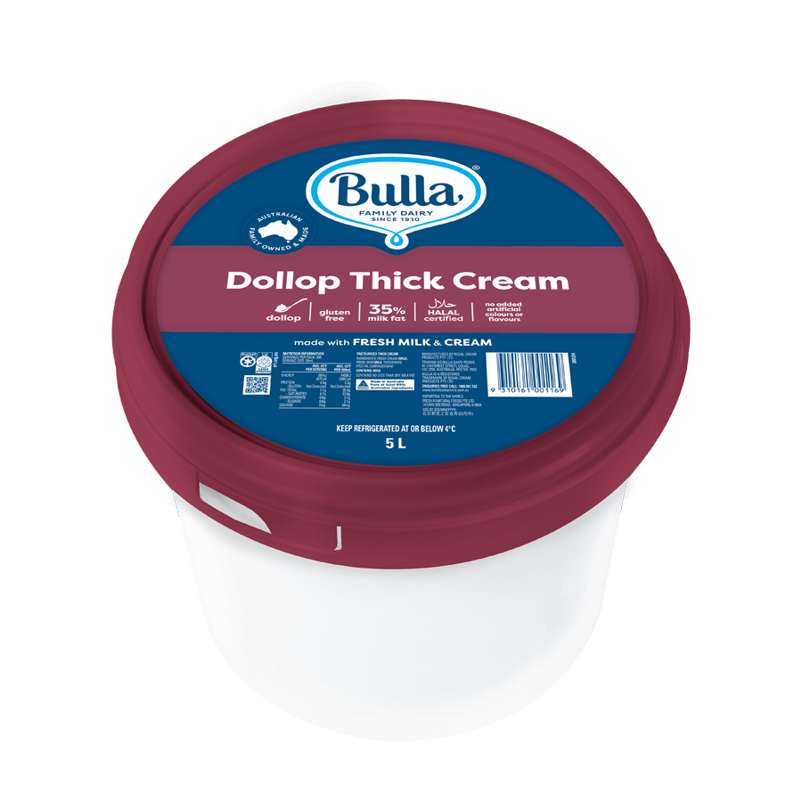Bulla Thickened Cream 5L | Bulla Foodservice Bulla Thickened Cream 5L | Bulla Foodservice